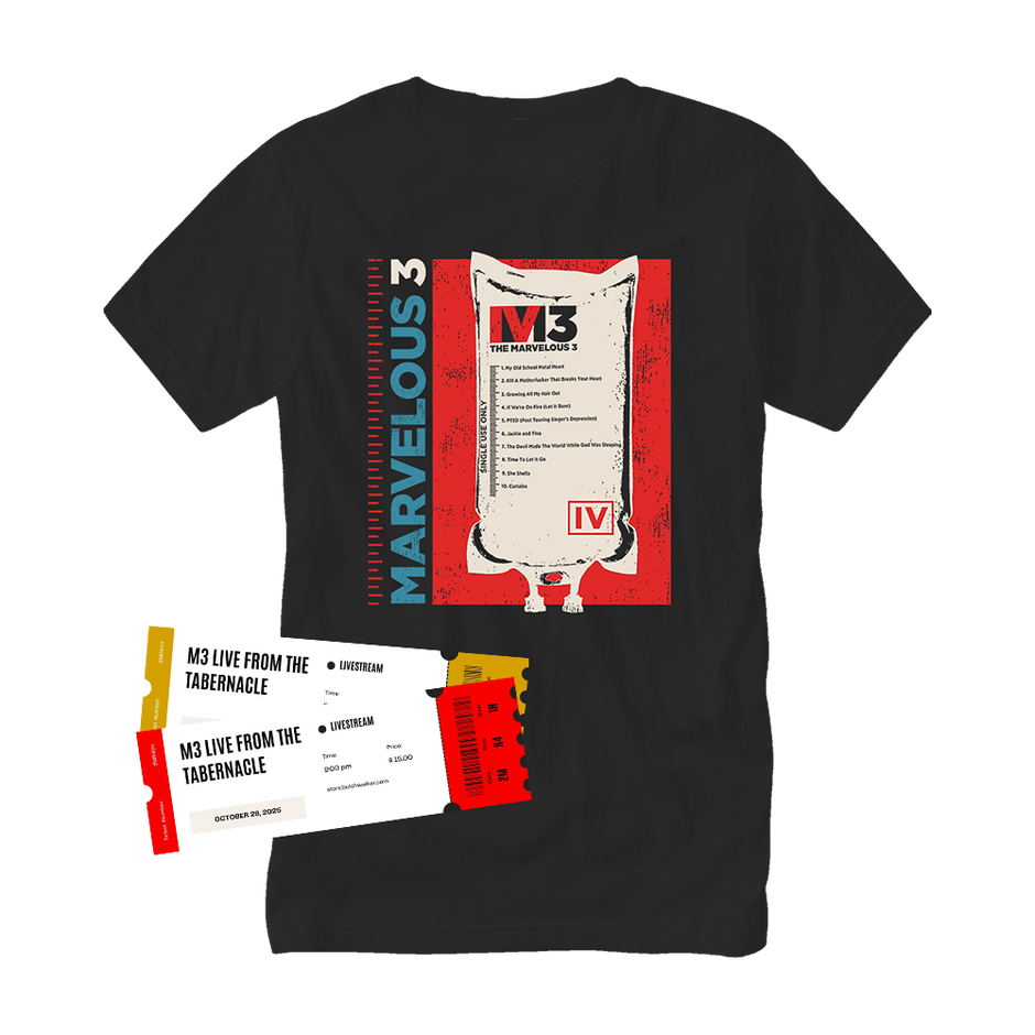 Butch Walker - Marvelous 3 IV Album T-Shirt